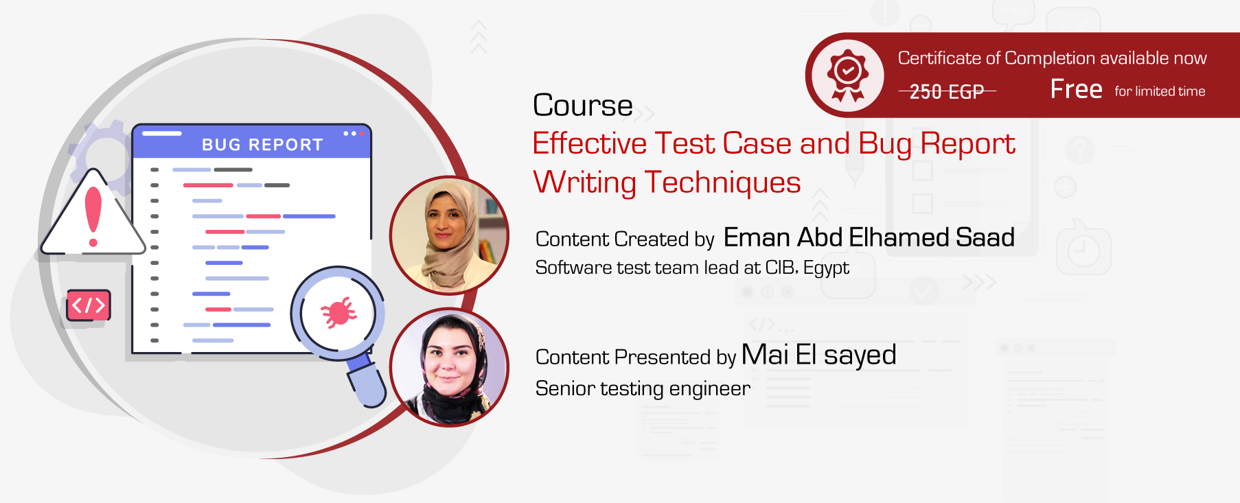 Course: Effective Test Case and Bug Report Writing Techniques | Mahara-Tech